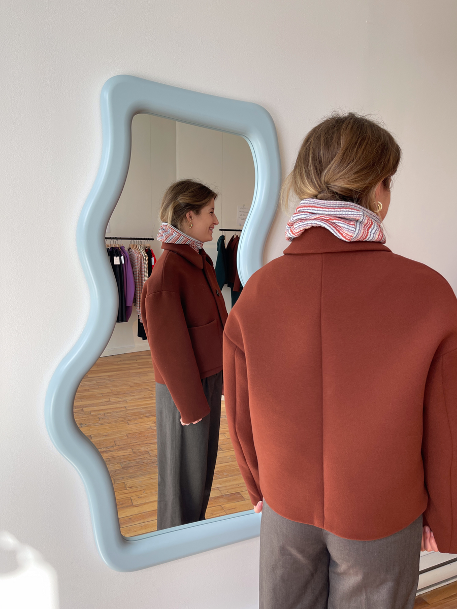 Wool Coat | Brick | MARCONI | Odeyalo – odeyalo